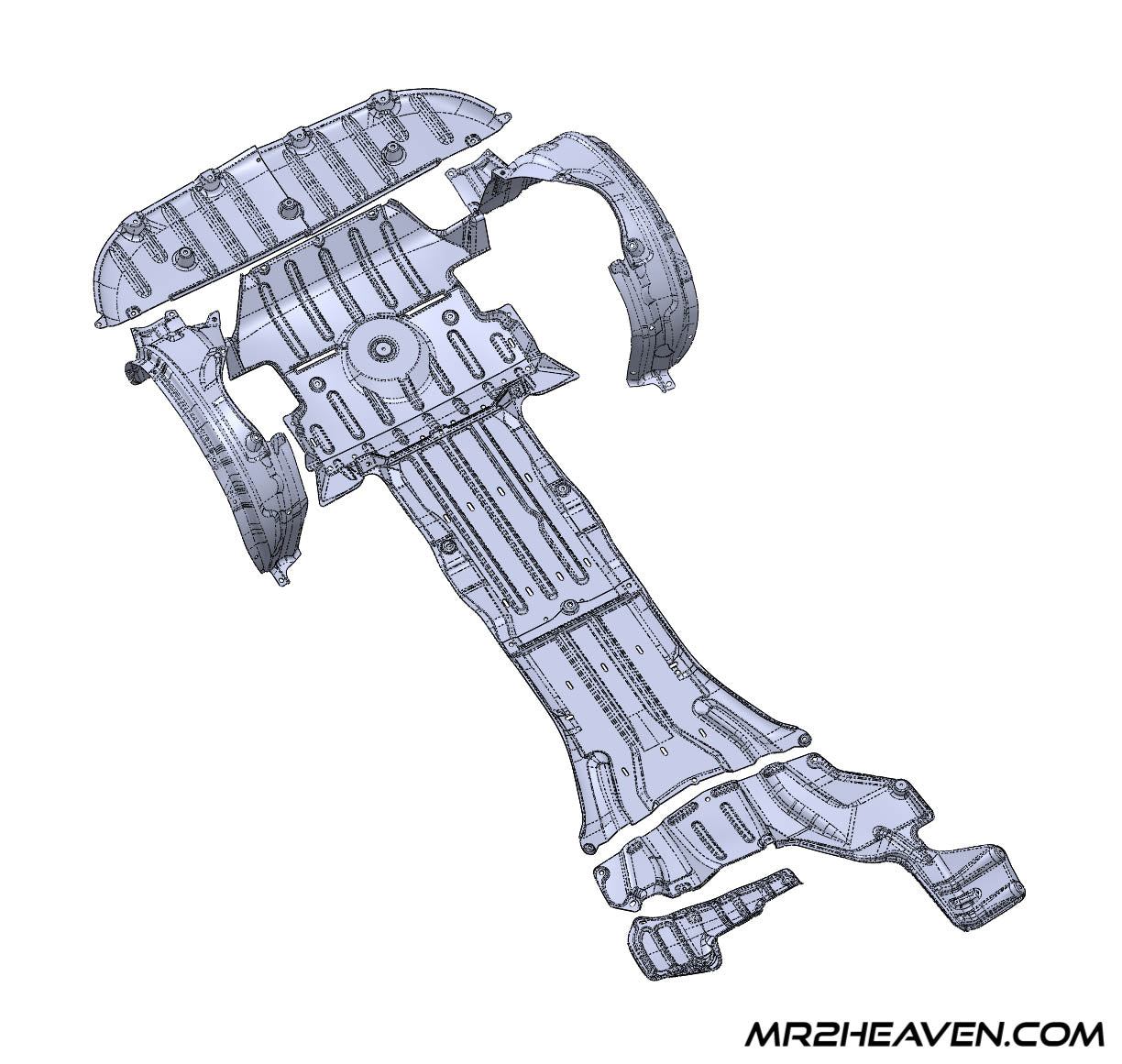 MR2Heaven Underbody Panel Reproductions - Increased Thickness/Durabili ...
